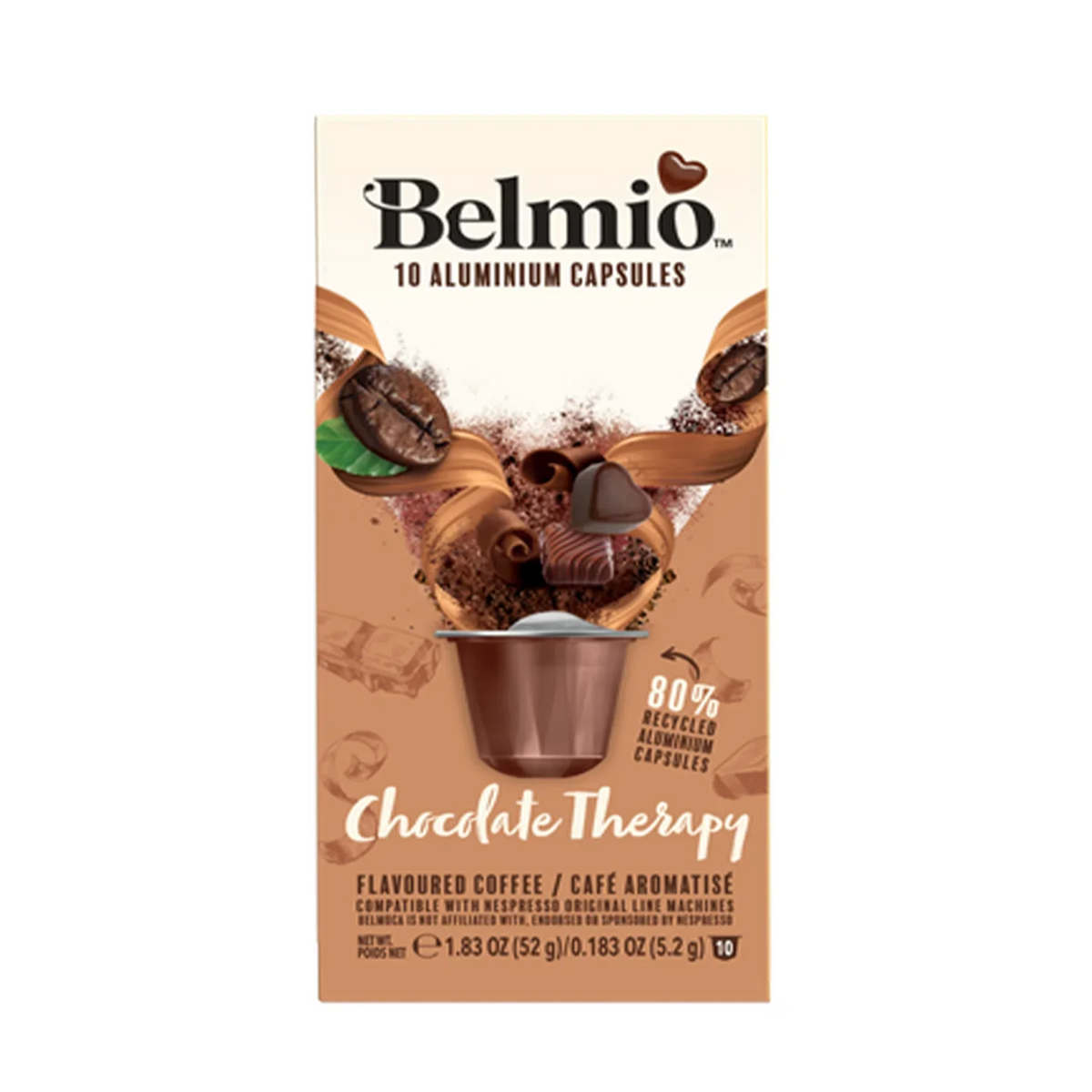 Belmio Chocolate Therapy Capsules for Nespresso (10) – Beanwise