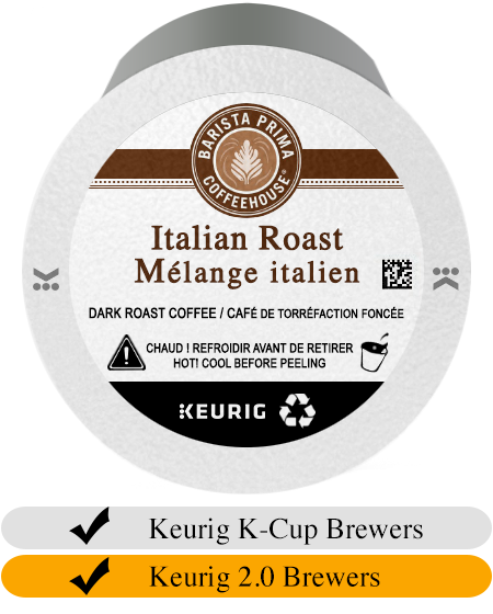 Barista Prima Italian Roast K-Cup® Pods (24) – Beanwise