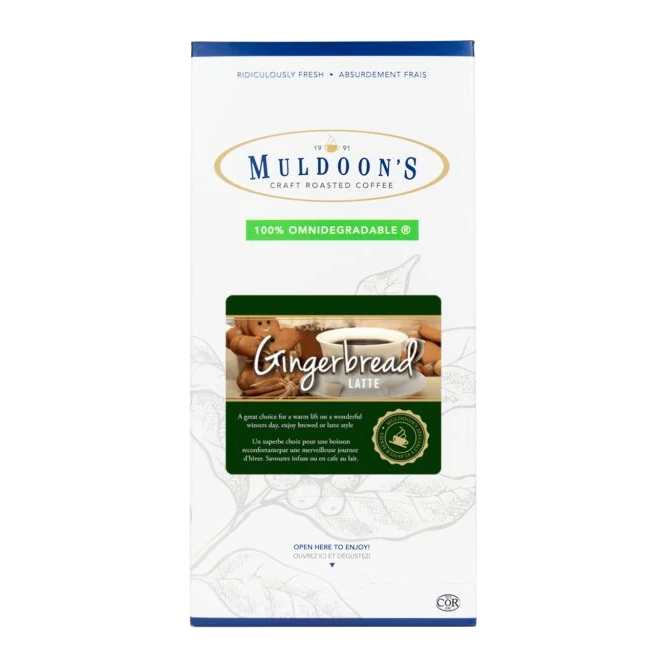 Muldoon's Gingerbread Latte Pods (12) – Beanwise