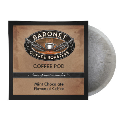 Baronet Mint Chocolate Flavoured Coffee Pods (18) – Beanwise